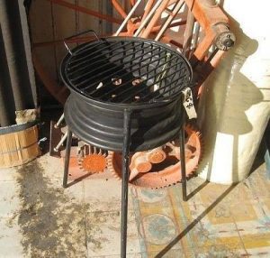 DIY: How To Make A Fire Pit BBQ Out of Old Car Rims - Delicious Food ...